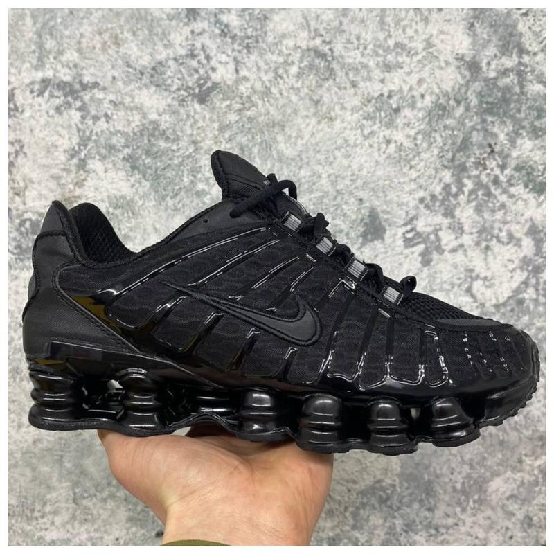 Мужские кроссовки nike shox tl black, черные кроссовки найк шокс тл ...