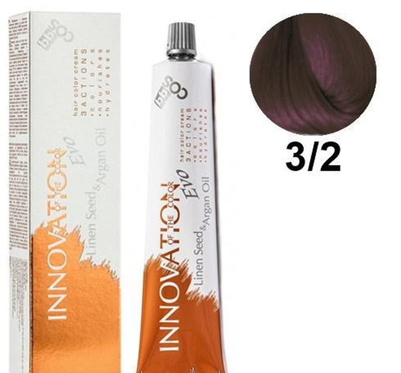 Стойкая краска для волос bbcos innovation evo hair color cream № 3/2 ...