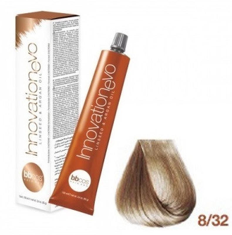 Стойкая краска для волос bbcos innovation evo hair color cream № 8/32 ...