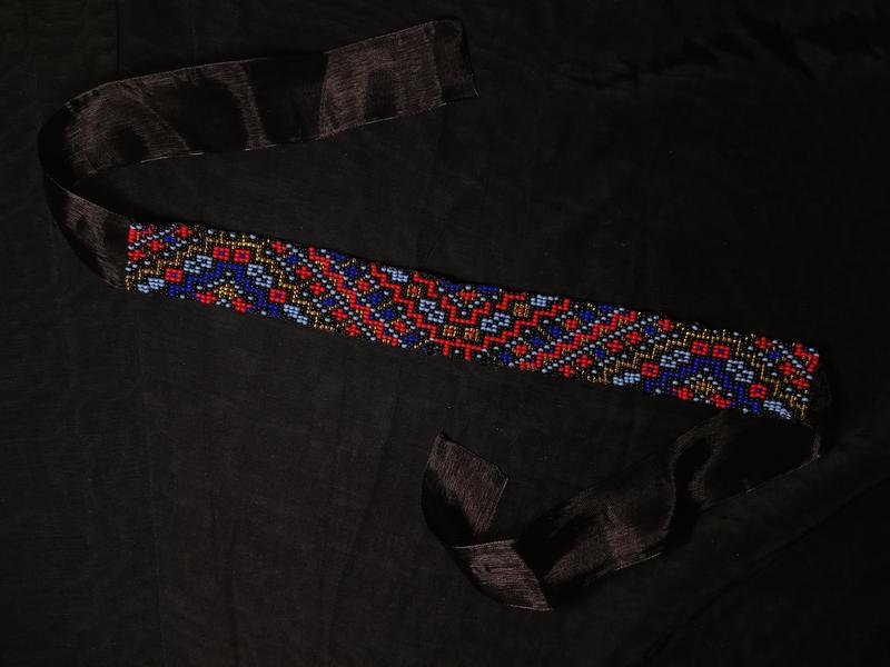 Чокер ґердан стрічковий нашийний — ціна 590 грн у каталозі Кольє і намиста Купити аксесуари за