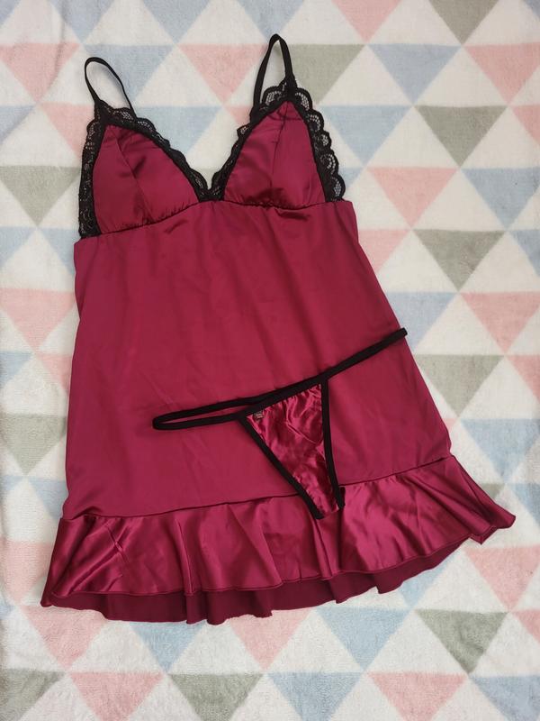 Ночнушка комплект пеньюар з трусиками — цена 131 грн в каталоге Пеньюары Купить женские вещи по