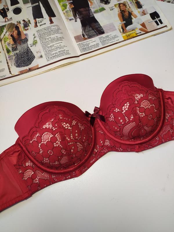 Круглый бюстгалтер балконет на силиконовых полосках hunkemoller, eur ...