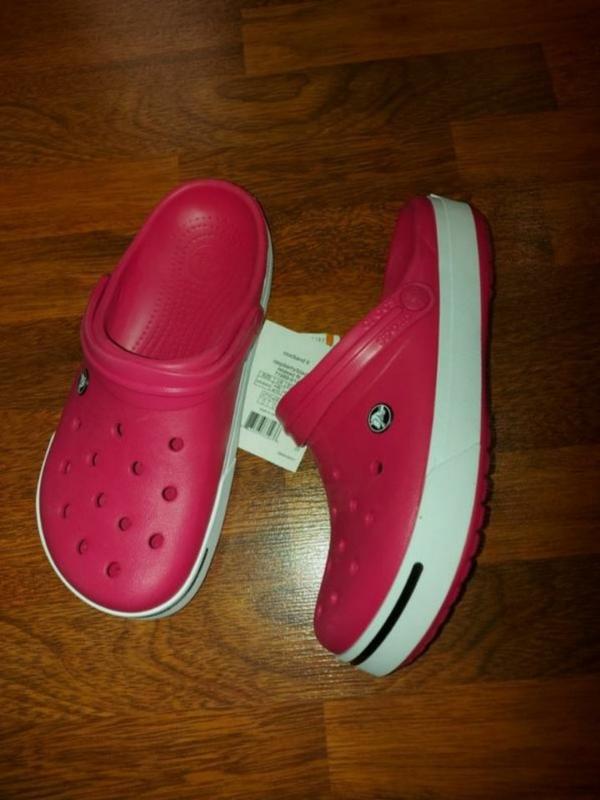Крокc крокбенд клог малинові crocs crocband ii raspberry/black — цена ...