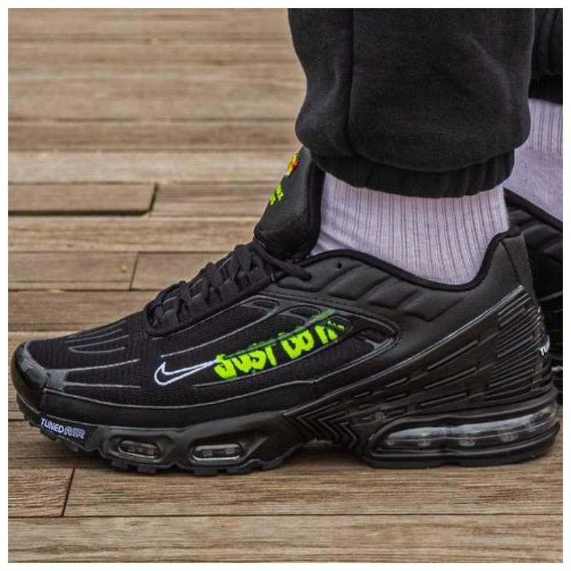 Мужские кроссовки nike air max tn plus iii 3 ltr just do it black volt ...