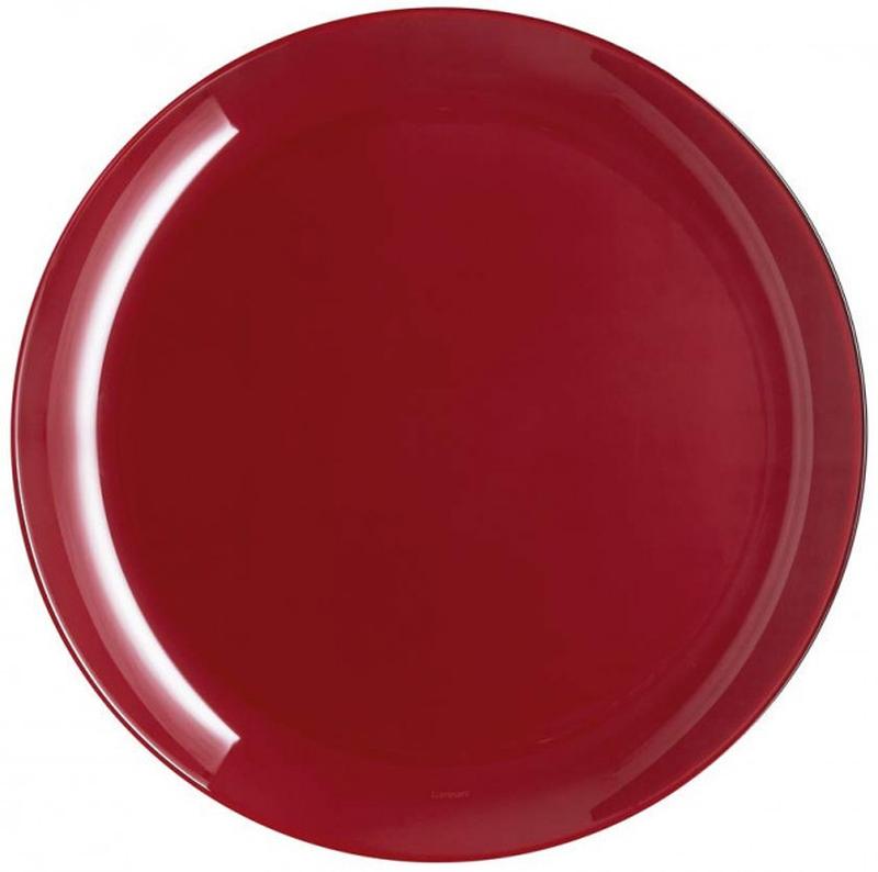 Тарелка обеденная Luminarc Arty Bordeaux P1053 26 см — цена 85 грн в каталоге Тарелки Купить