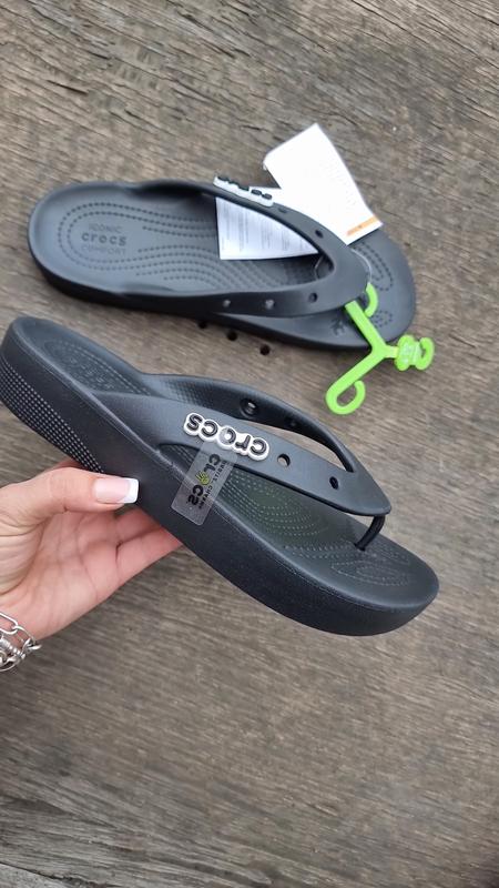 Шлепки на платформе crocs w9-39/40, оригинал очень легкие — ціна 1495 ...