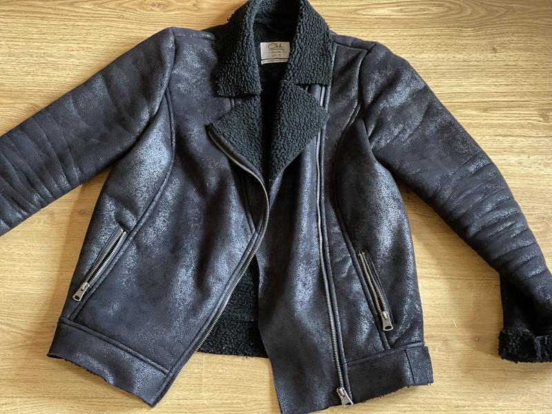 Дублянка косуха чорна Clockhouse — ціна 200 грн у каталозі Дублянки Купити жіночі речі за