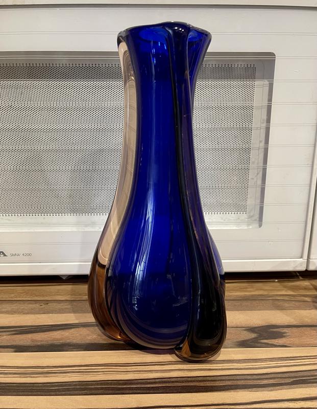 Вінтажна ваза гутне скло львів — ціна 1500 грн у каталозі Вази Купити товари для дому та побуту