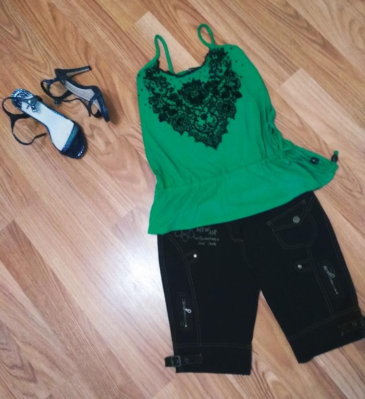 Класні джинсові бриджы велосипедки — ціна 72 грн у каталозі Бриджі Купити жіночі речі за