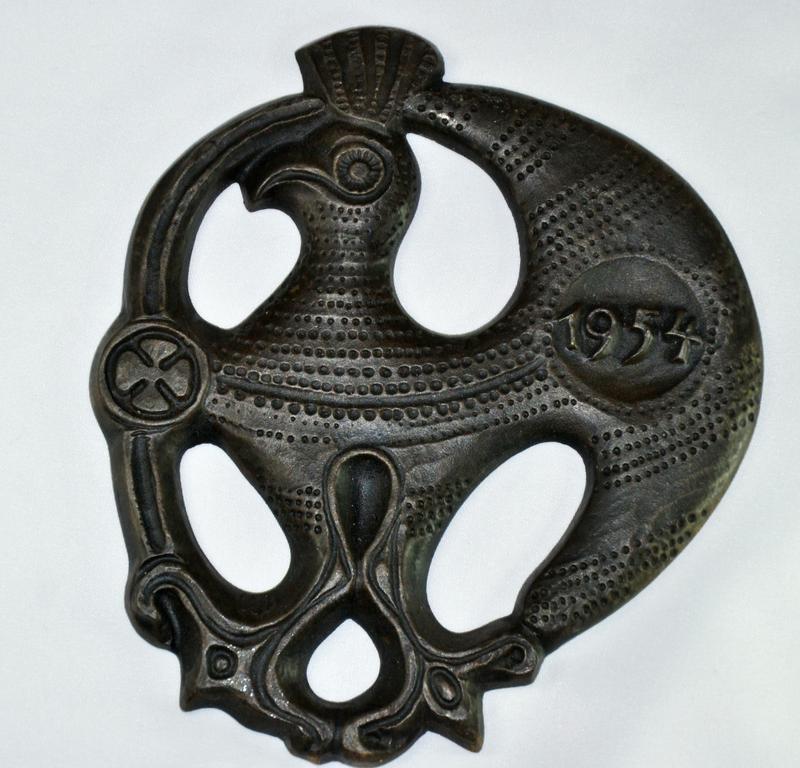 Плакетка Buderus чугун 1954 г — цена 1600 грн в каталоге Настенный декор Купить товары для