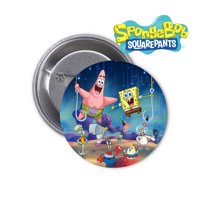 Значок Spongebob Squarepants губка боб квадратні штани спанч боб — ціна 35 грн у каталозі