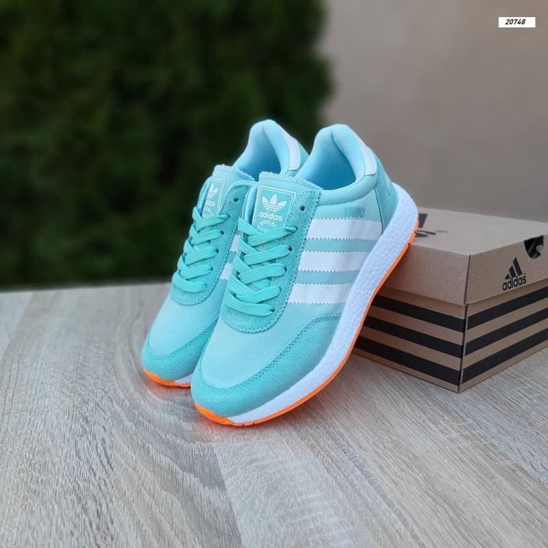 Женские замшевые кроссовки adidas iniki 🆕 адидас иники наложенный ...