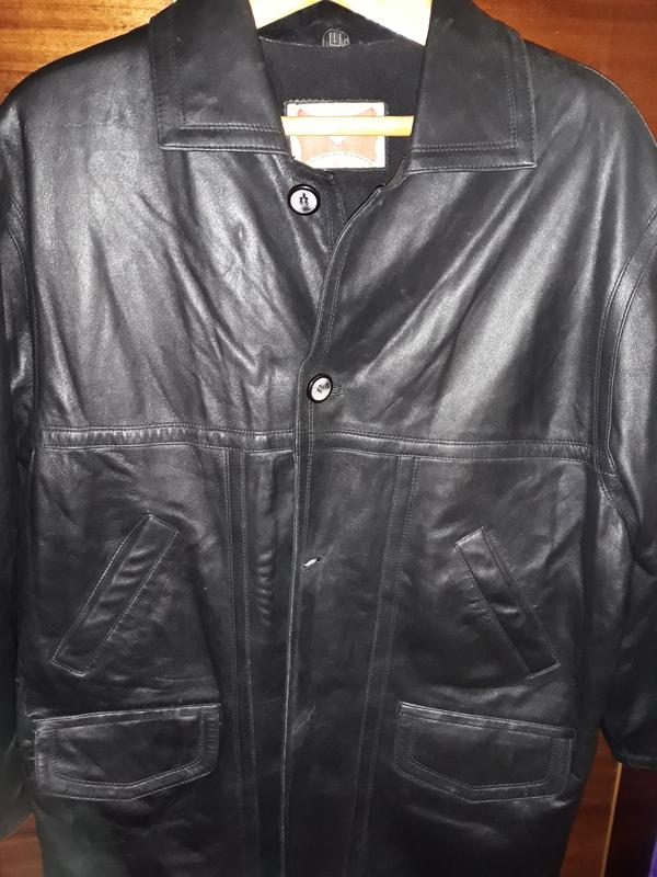 Кожаная куртка — цена 450 грн в каталоге Куртки Купить мужские вещи по доступной цене на Шафе