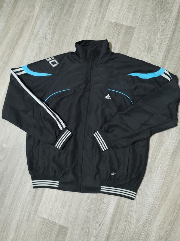 Мужская ветровка / adidas / куртка / спортивная одежда / чёрная куртка ...