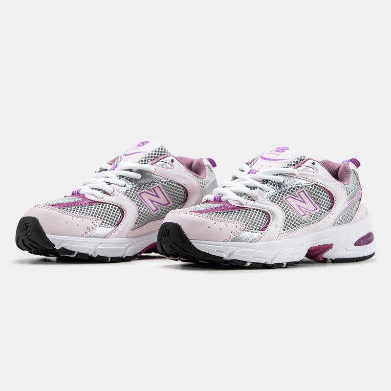 Кроссовки женские new balance 530 белые / розовые, нью беланс, ню ...