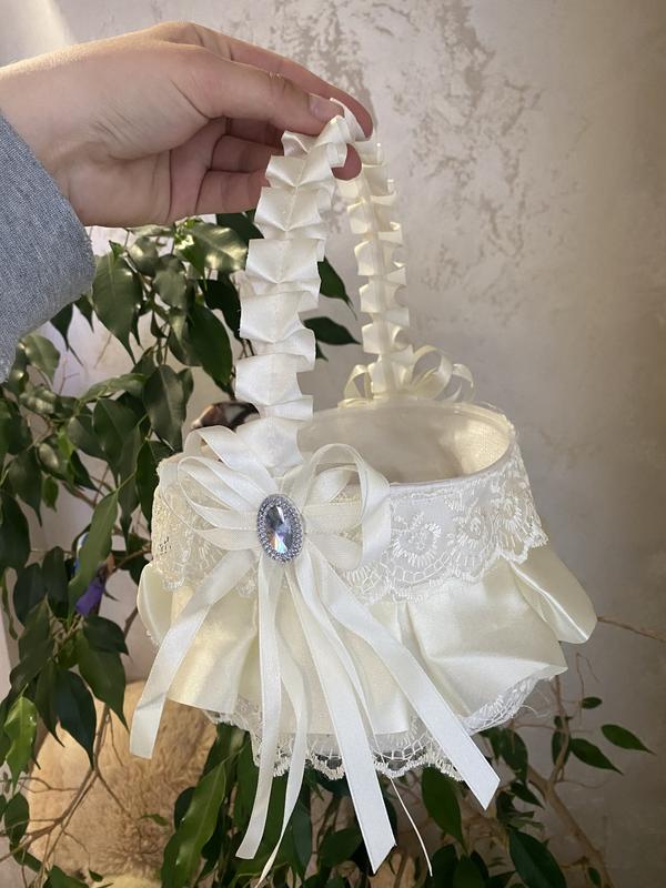 Кошик для пелюсток троянд — ціна 130 грн у каталозі Весільні аксесуари Купити товари для дому та