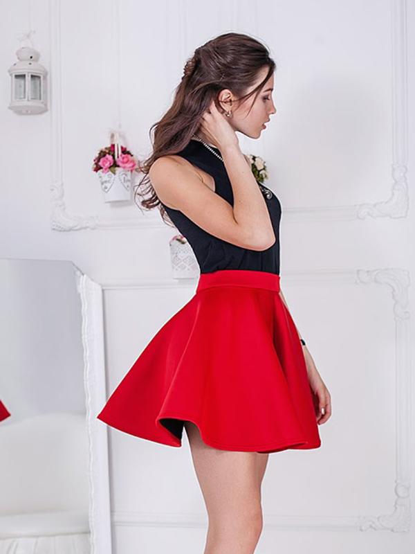 Крута спідниця з неопрену — ціна 100 грн у каталозі Міні спідниці Купити жіночі речі за