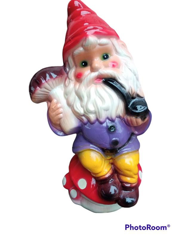 Садова фігура гном на грибі — ціна 350 грн у каталозі Статуетки Купити товари для дому та побуту