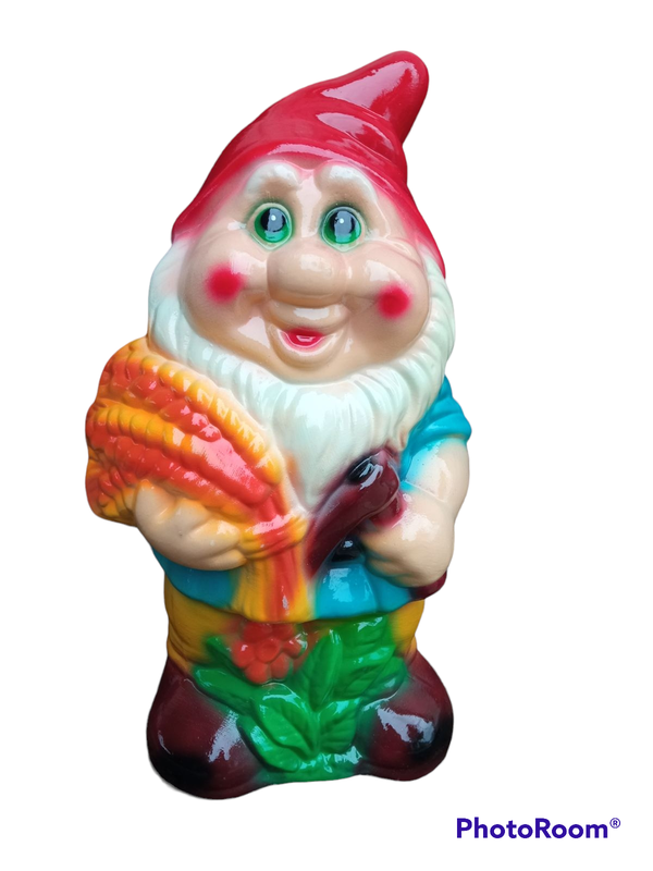 Садова фігура гном з колоском — ціна 350 грн у каталозі Статуетки Купити товари для дому та