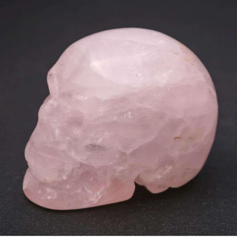 Сувенир из натурального камня кварц череп йорик 38х49х34 мм — цена 475 грн в каталоге