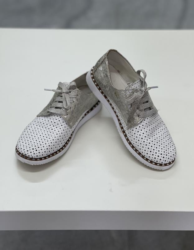 Білі кеди туфлі — ціна 350 грн у каталозі Кеди Купити дитячі речі за доступною ціною на Шафі