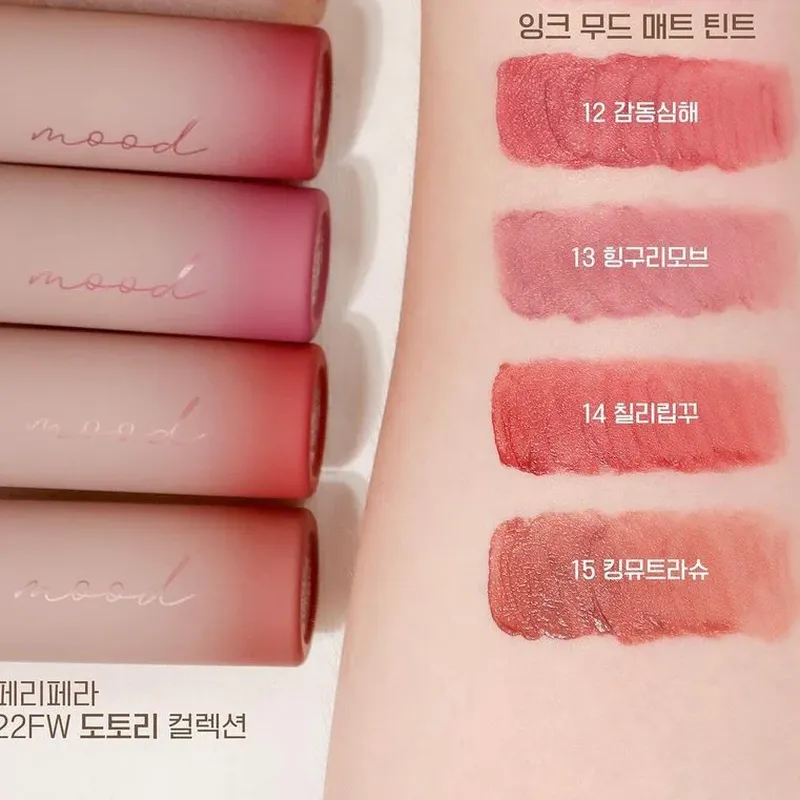 Матовый тинт для губ peripera ink mood matte tint 12 almond rose — цена ...