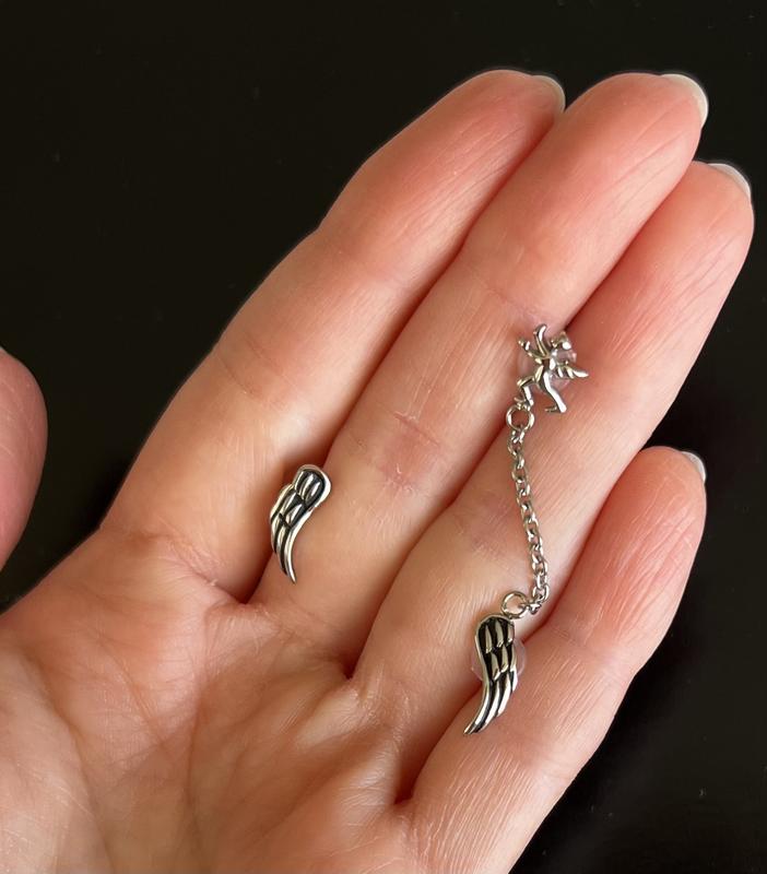 Асимметричные серьги бижутерия — цена 200 грн в каталоге Серьги Купить аксессуары по доступной