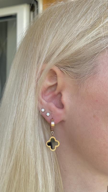 Сережки клевер конюшина — цена 250 грн в каталоге Серьги Купить аксессуары по доступной цене на