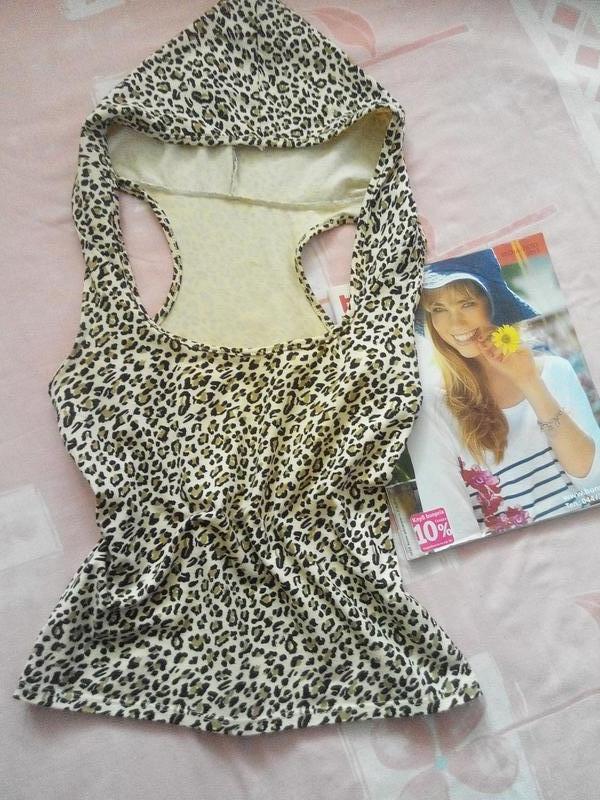 Майка леопардовая — цена 70 грн в каталоге Майки Купить женские вещи по доступной цене на Шафе