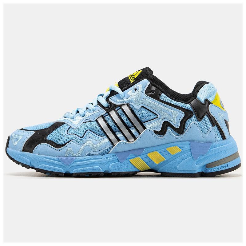 Мужские кроссовки adidas response x bad bunny blue black yellow кожаные ...