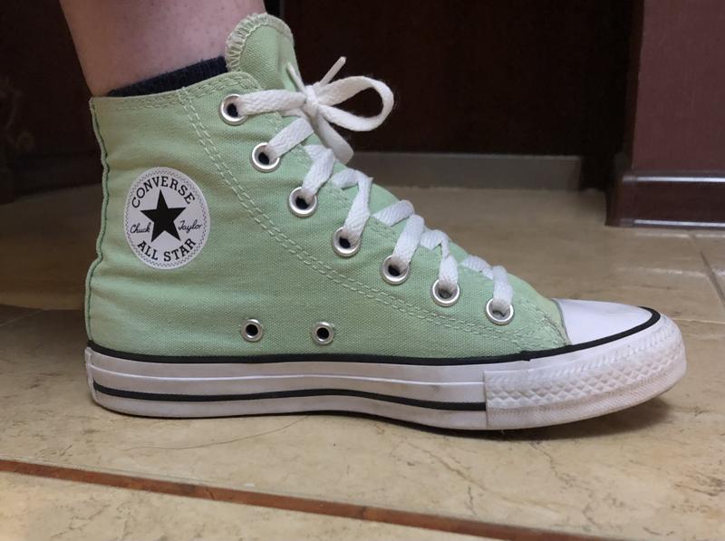 Converse конверсы зеленые бирюзовые грандж гранж y2k — цена 270 грн в ...