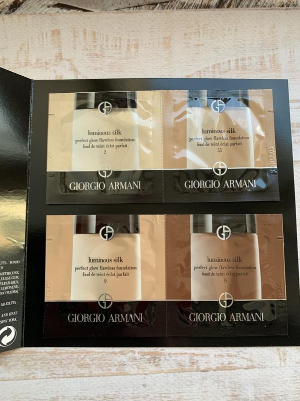 Пробники тонального крема giorgio armani luminous silk perfect glow ...
