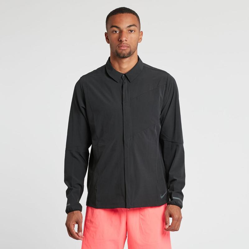 Мужская легкая спортивная ветровка поло nike dri fit / найк драй фит ...