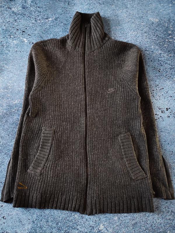 Шерстяная кофта зип водолазка мужская nike vintage — цена 599 грн в ...