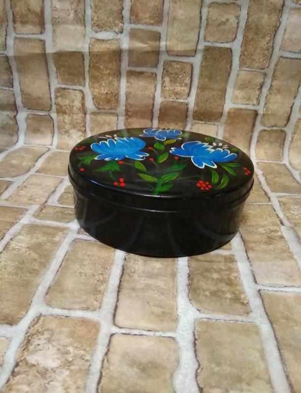 Вінтажна шкатулка з ручним розписом — ціна 200 грн у каталозі Скриньки Купити товари для дому