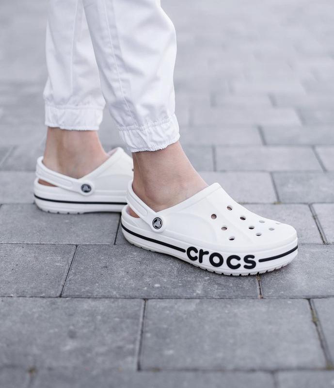 Bayaband clog белые. крокс крокси crocs — цена 1550 грн в каталоге Сабо ...