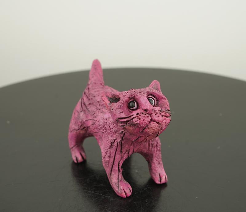 Фігурка кота ручної роботи котик — ціна 155 грн у каталозі Статуетки