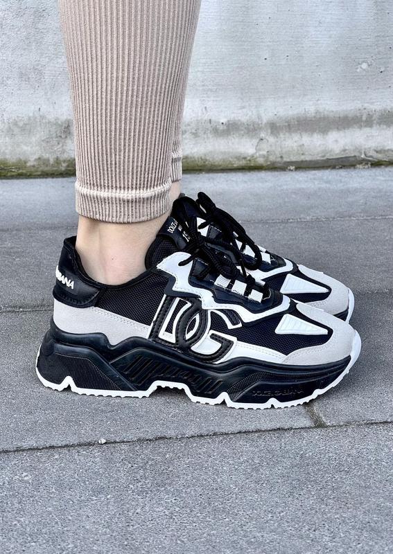 Нереальные женские кроссовки бренд daymaster sneakers black white ...