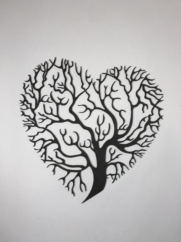 Панно дерево серце 40 40 см — цена 370 грн в каталоге Панно Купить товары для дома и быта по