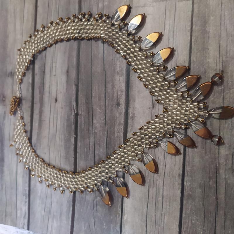 Вінтажне намисто скло бісер — ціна 230 грн у каталозі Кольє і намиста Купити аксесуари за