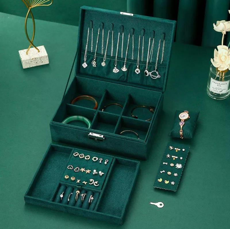 Шкатулка для украшений , винтажная шкатулка ящик для хранения украшений ...